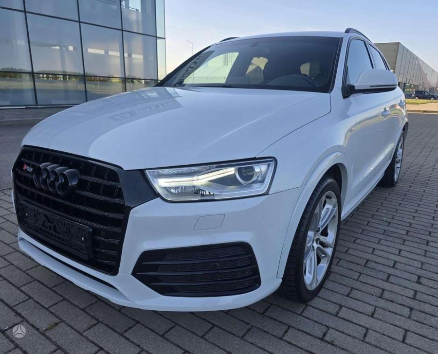 White Audi Q3 2015 in Panevezys, with an engine capacity of 1.97 L and mileage of 196 thousand km for 13250 €, photo 11 on AUTOMOTO.COM.LV