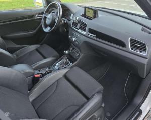 White Audi Q3 2015 in Panevezys, with an engine capacity of 1.97 L and mileage of 196 thousand km for 13250 €, photo 13 on AUTOMOTO.COM.LV