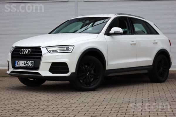 White Audi Q3 2015 in Riga, with an engine capacity of 2.00 L and mileage of 295 thousand km for 9995 €, photo 1 on AUTOMOTO.COM.LV