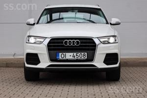 White Audi Q3 2015 in Riga, with an engine capacity of 2.00 L and mileage of 295 thousand km for 9995 €, photo 4 on AUTOMOTO.COM.LV