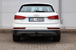 White Audi Q3 2015 in Riga, with an engine capacity of 2.00 L and mileage of 295 thousand km for 9995 €, photo 6 on AUTOMOTO.COM.LV