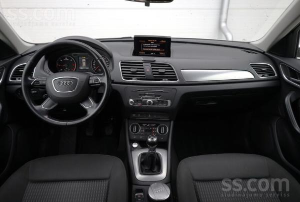 White Audi Q3 2015 in Riga, with an engine capacity of 2.00 L and mileage of 295 thousand km for 9995 €, photo 7 on AUTOMOTO.COM.LV