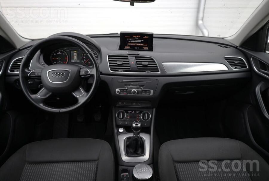 White Audi Q3 2015 in Riga, with an engine capacity of 2.00 L and mileage of 295 thousand km for 9995 €, photo 8 on AUTOMOTO.COM.LV