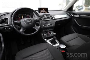 White Audi Q3 2015 in Riga, with an engine capacity of 2.00 L and mileage of 295 thousand km for 9995 €, photo 9 on AUTOMOTO.COM.LV