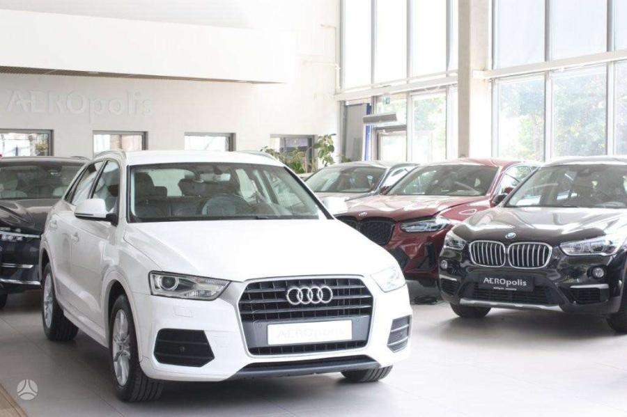 White Audi Q3 2015 in Vilnius, with an engine capacity of 1.40 L and mileage of 189 thousand km for 12500 €, photo 4 on AUTOMOTO.COM.LV