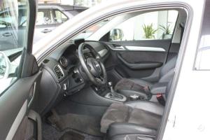 White Audi Q3 2015 in Vilnius, with an engine capacity of 1.40 L and mileage of 189 thousand km for 12500 €, photo 7 on AUTOMOTO.COM.LV