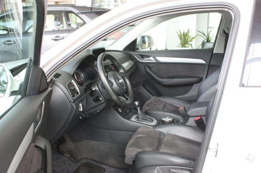 White Audi Q3 2015 in Vilnius, with an engine capacity of 1.40 L and mileage of 189 thousand km for 12500 €, photo 7 on AUTOMOTO.COM.LV