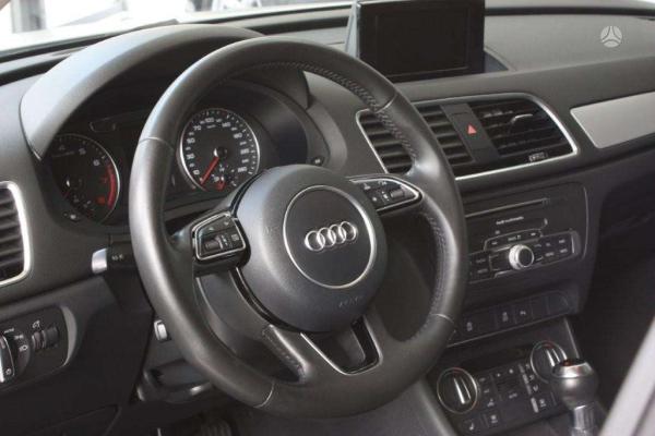 White Audi Q3 2015 in Vilnius, with an engine capacity of 1.40 L and mileage of 189 thousand km for 12500 €, photo 8 on AUTOMOTO.COM.LV