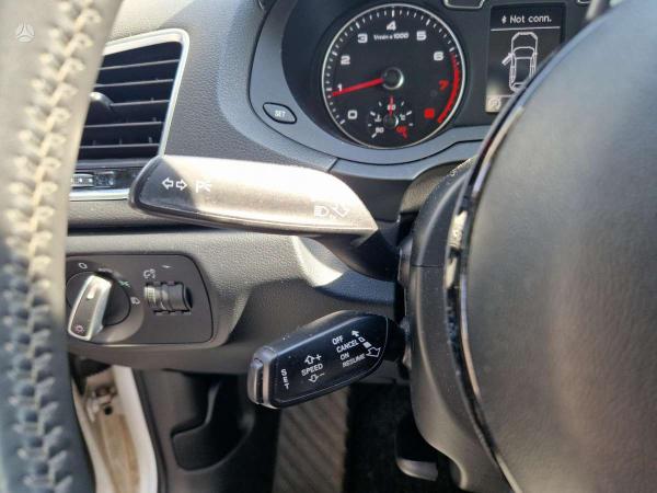 White Audi Q3 2015 in Vilnius, with an engine capacity of 1.40 L and mileage of 189 thousand km for 12500 €, photo 9 on AUTOMOTO.COM.LV