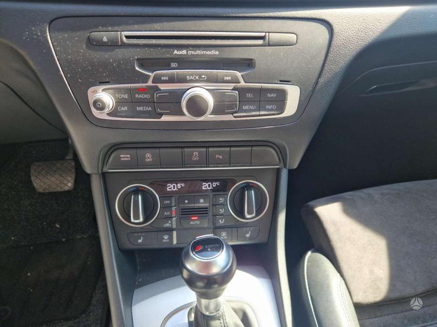 White Audi Q3 2015 in Vilnius, with an engine capacity of 1.40 L and mileage of 189 thousand km for 12500 €, photo 15 on AUTOMOTO.COM.LV