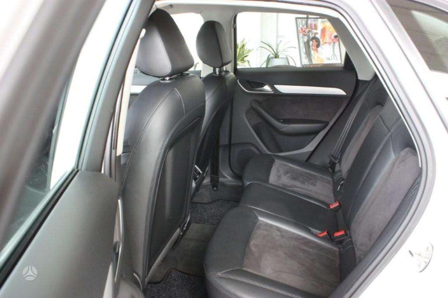 White Audi Q3 2015 in Vilnius, with an engine capacity of 1.40 L and mileage of 189 thousand km for 12500 €, photo 19 on AUTOMOTO.COM.LV