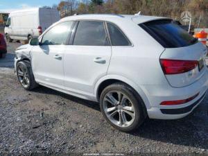 White Audi Q3 2016 in Klaipeda, with an engine capacity of 1.98 L and mileage of 123 thousand km for 3950 €, photo 3 on AUTOMOTO.COM.LV