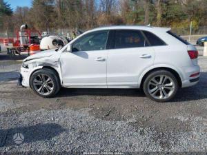 White Audi Q3 2016 in Klaipeda, with an engine capacity of 1.98 L and mileage of 123 thousand km for 3950 €, photo 14 on AUTOMOTO.COM.LV