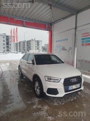 Balts Audi Q3 2016 Rīga, ar dzinēja tilpumu 2.00 L un nobraukumu 280 tūkst. km par 15200 €, foto  vietnē AUTOMOTO.COM.LV