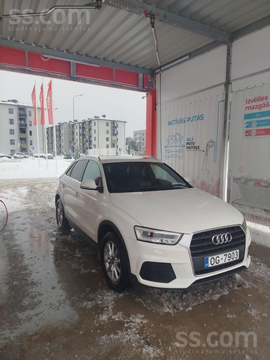 Balts Audi Q3 2016 Rīga, ar dzinēja tilpumu 2.00 L un nobraukumu 280 tūkst. km par 15200 €, foto 1 vietnē AUTOMOTO.COM.LV