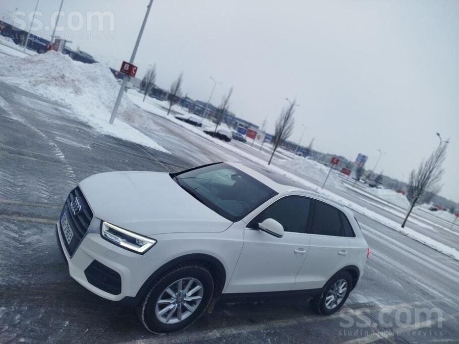 Balts Audi Q3 2016 Rīga, ar dzinēja tilpumu 2.00 L un nobraukumu 280 tūkst. km par 15200 €, foto 4 vietnē AUTOMOTO.COM.LV