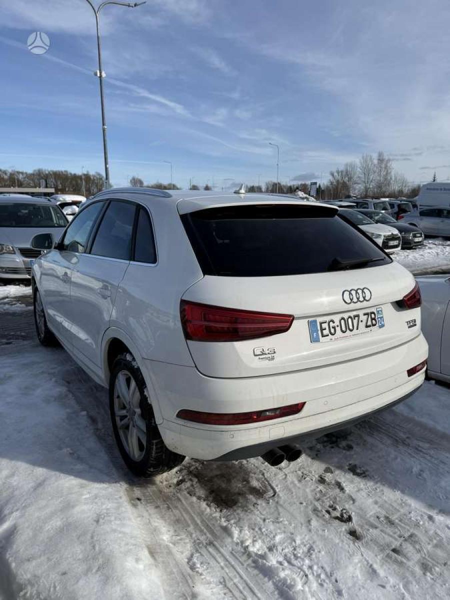 White Audi Q3 2016 in Taurage, with an engine capacity of 2.00 L and mileage of 170 thousand km for 10300 €, photo 3 on AUTOMOTO.COM.LV