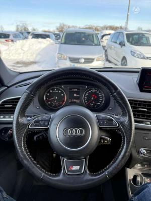 White Audi Q3 2016 in Taurage, with an engine capacity of 2.00 L and mileage of 170 thousand km for 10300 €, photo 9 on AUTOMOTO.COM.LV