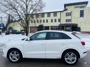 White Audi Q3 2016 in Kaunas, with an engine capacity of 2.00 L and mileage of 249 thousand km for 13500 €, photo 3 on AUTOMOTO.COM.LV