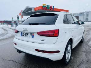 White Audi Q3 2016 in Kaunas, with an engine capacity of 2.00 L and mileage of 249 thousand km for 13500 €, photo 5 on AUTOMOTO.COM.LV