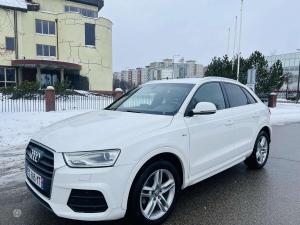 White Audi Q3 2016 in Kaunas, with an engine capacity of 2.00 L and mileage of 249 thousand km for 13500 €, photo 6 on AUTOMOTO.COM.LV
