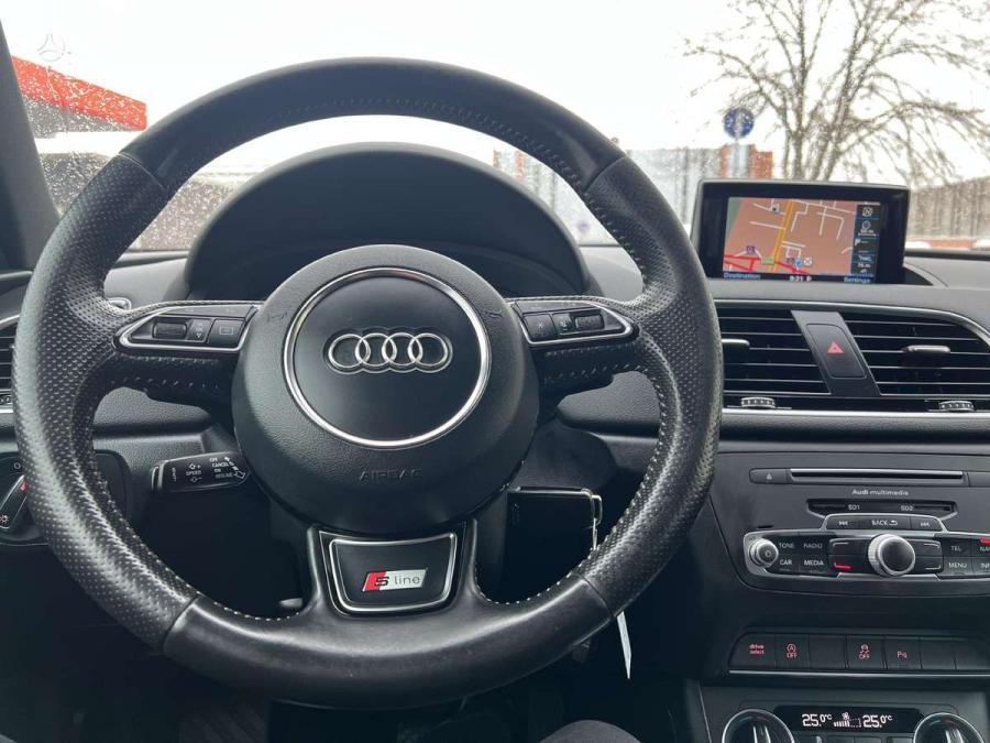 White Audi Q3 2016 in Kaunas, with an engine capacity of 2.00 L and mileage of 249 thousand km for 13500 €, photo 13 on AUTOMOTO.COM.LV