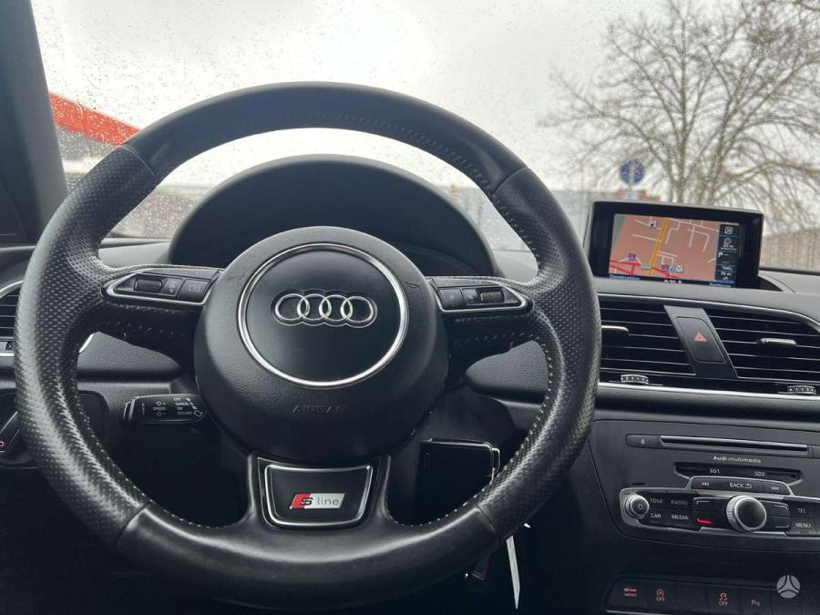 White Audi Q3 2016 in Kaunas, with an engine capacity of 2.00 L and mileage of 249 thousand km for 13500 €, photo 23 on AUTOMOTO.COM.LV