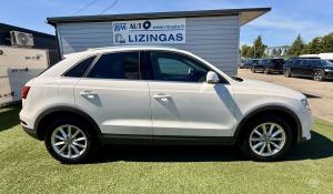 White Audi Q3 2016 in Panevezys, with an engine capacity of 1.97 L and mileage of 262 thousand km for 11300 €, photo 6 on AUTOMOTO.COM.LV