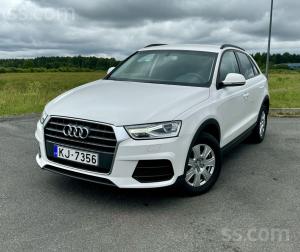 White Audi Q3 2016 in Riga, with an engine capacity of 1.50 L and mileage of 173 thousand km for 14500 €, photo  on AUTOMOTO.COM.LV