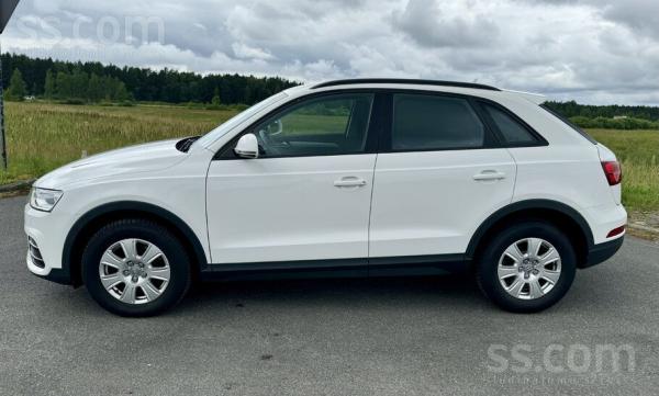 White Audi Q3 2016 in Riga, with an engine capacity of 1.50 L and mileage of 173 thousand km for 14500 €, photo 8 on AUTOMOTO.COM.LV