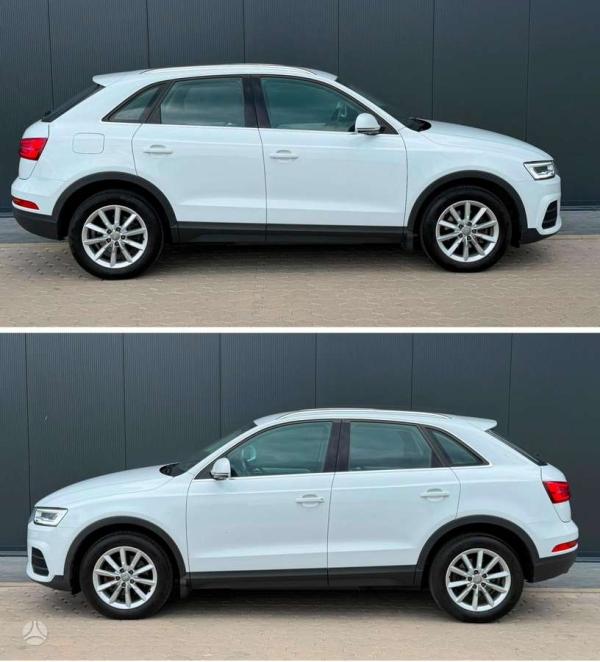 White Audi Q3 2016 in Vilnius, with an engine capacity of 1.97 L and mileage of 258 thousand km for 13600 €, photo 8 on AUTOMOTO.COM.LV