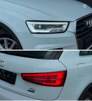White Audi Q3 2016 in Vilnius, with an engine capacity of 1.97 L and mileage of 258 thousand km for 13600 €, photo 14 on AUTOMOTO.COM.LV