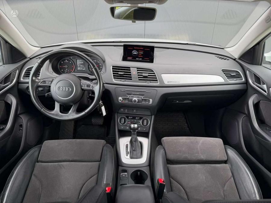 White Audi Q3 2016 in Vilnius, with an engine capacity of 1.97 L and mileage of 258 thousand km for 13600 €, photo 18 on AUTOMOTO.COM.LV