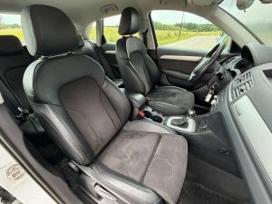 White Audi Q3 2016 in Vilnius, with an engine capacity of 1.97 L and mileage of 258 thousand km for 13600 €, photo 20 on AUTOMOTO.COM.LV