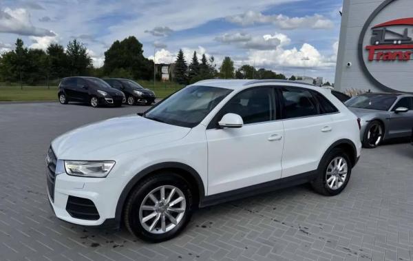 Balts Audi Q3 2016 Telšiai, ar dzinēja tilpumu 2.00 L un nobraukumu 239 tūkst. km par 9990 €, foto 4 vietnē AUTOMOTO.COM.LV