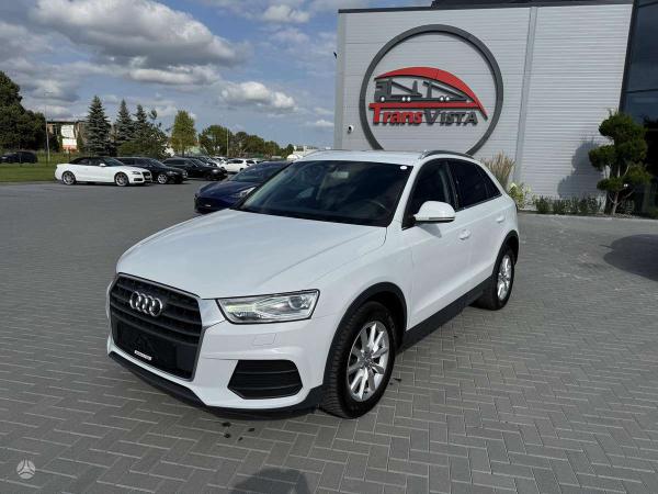 White Audi Q3 2016 in Telschi, with an engine capacity of 1.97 L and mileage of 240 thousand km for 10999 €, photo 1 on AUTOMOTO.COM.LV