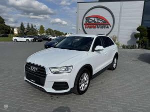 Balts Audi Q3 2016 Telšiai, ar dzinēja tilpumu 1.97 L un nobraukumu 240 tūkst. km par 10999 €, foto  vietnē AUTOMOTO.COM.LV