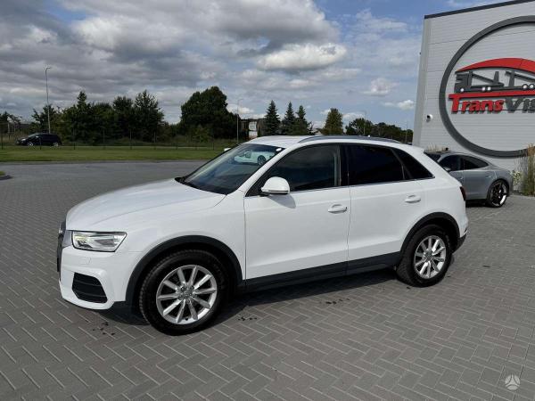 White Audi Q3 2016 in Telschi, with an engine capacity of 1.97 L and mileage of 240 thousand km for 10999 €, photo 2 on AUTOMOTO.COM.LV