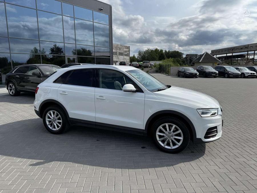 Balts Audi Q3 2016 Telšiai, ar dzinēja tilpumu 1.97 L un nobraukumu 240 tūkst. km par 10999 €, foto 9 vietnē AUTOMOTO.COM.LV