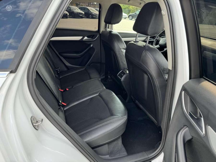 Balts Audi Q3 2016 Telšiai, ar dzinēja tilpumu 1.97 L un nobraukumu 240 tūkst. km par 10999 €, foto 23 vietnē AUTOMOTO.COM.LV