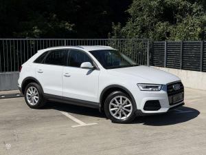White Audi Q3 2016 in Vilnius, with an engine capacity of 1.97 L and mileage of 259 thousand km for 12900 €, photo 7 on AUTOMOTO.COM.LV