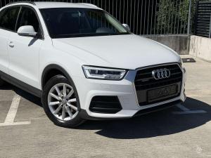 White Audi Q3 2016 in Vilnius, with an engine capacity of 1.97 L and mileage of 259 thousand km for 12900 €, photo 10 on AUTOMOTO.COM.LV