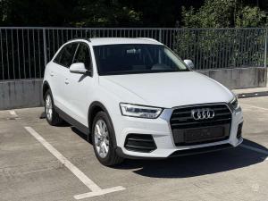 White Audi Q3 2016 in Vilnius, with an engine capacity of 1.97 L and mileage of 259 thousand km for 12900 €, photo 27 on AUTOMOTO.COM.LV
