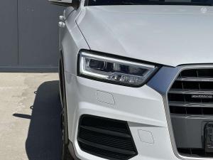 White Audi Q3 2016 in Vilnius, with an engine capacity of 1.97 L and mileage of 259 thousand km for 12900 €, photo 31 on AUTOMOTO.COM.LV