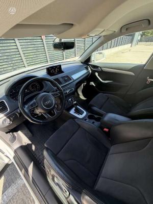 White Audi Q3 2016 in Vilnius, with an engine capacity of 1.97 L and mileage of 259 thousand km for 12900 €, photo 42 on AUTOMOTO.COM.LV