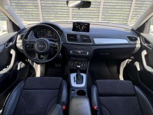 White Audi Q3 2016 in Vilnius, with an engine capacity of 1.97 L and mileage of 259 thousand km for 12900 €, photo 43 on AUTOMOTO.COM.LV