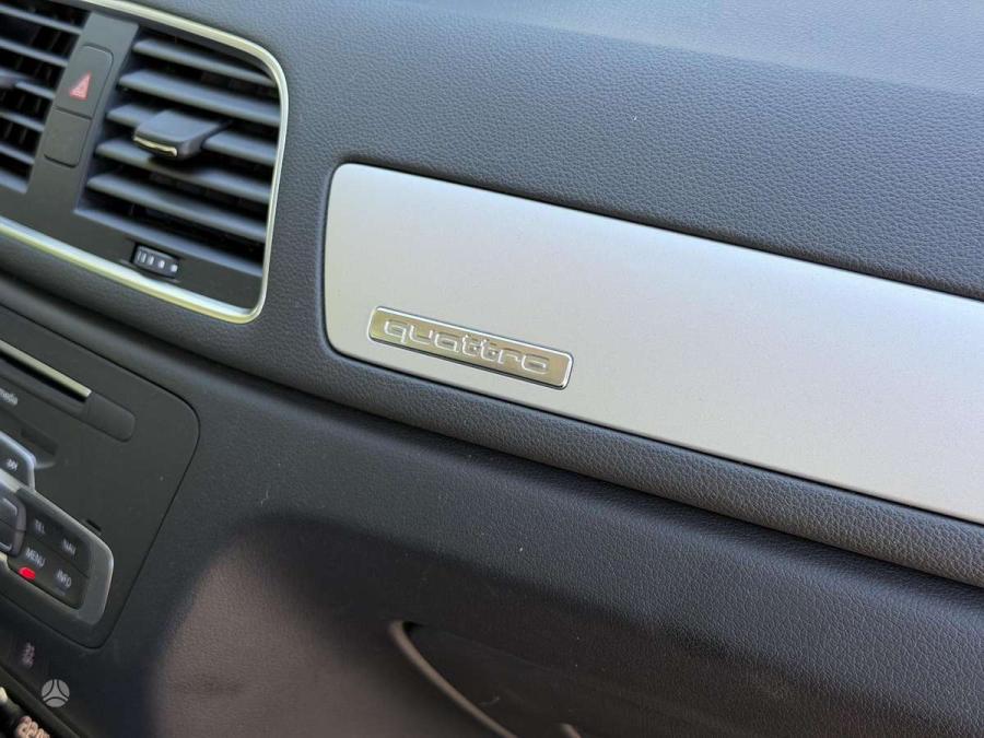 White Audi Q3 2016 in Vilnius, with an engine capacity of 1.97 L and mileage of 259 thousand km for 12900 €, photo 57 on AUTOMOTO.COM.LV