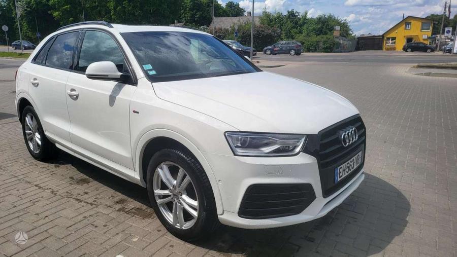 Balts Audi Q3 2016 Tauragė, ar dzinēja tilpumu 1.40 L un nobraukumu 177 tūkst. km par 13250 €, foto 3 vietnē AUTOMOTO.COM.LV