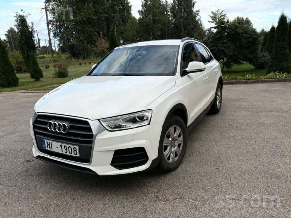 Audi Q3 2016 Rīga vietnē Balts Audi Q3 2016 Rīga, ar dzinēja tilpumu 1.40 L un nobraukumu 233 tūkst. km par 12500 €, foto 1 vietnē AUTOMOTO.COM.LV