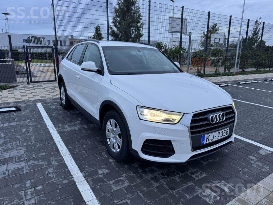 White Audi Q3 2016 in Riga, with an engine capacity of 1.40 L and mileage of 175 thousand km for 13000 €, photo 3 on AUTOMOTO.COM.LV